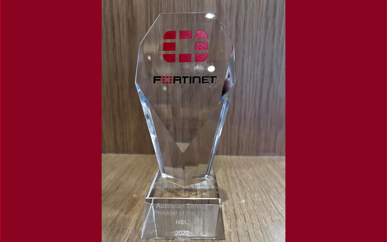 NEC awarded Fortinet’s Australian MSSP/Service Provider of the Year - NEC Australia